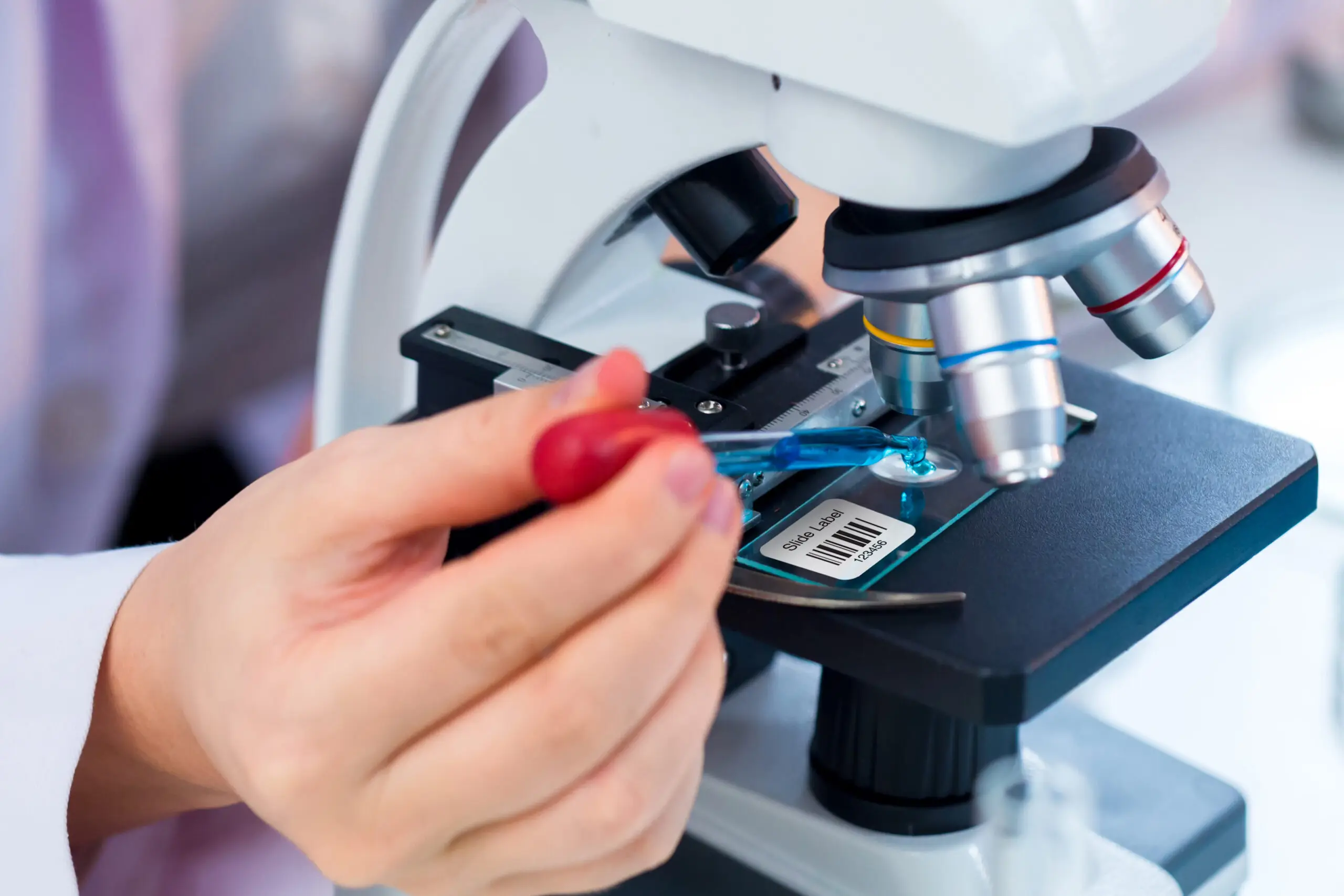 Chemical Resistant Slide Labels - Electronic Imaging Materials