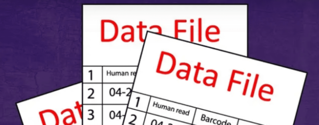 Barcode Data File Requirements - Electronic Imaging Materials