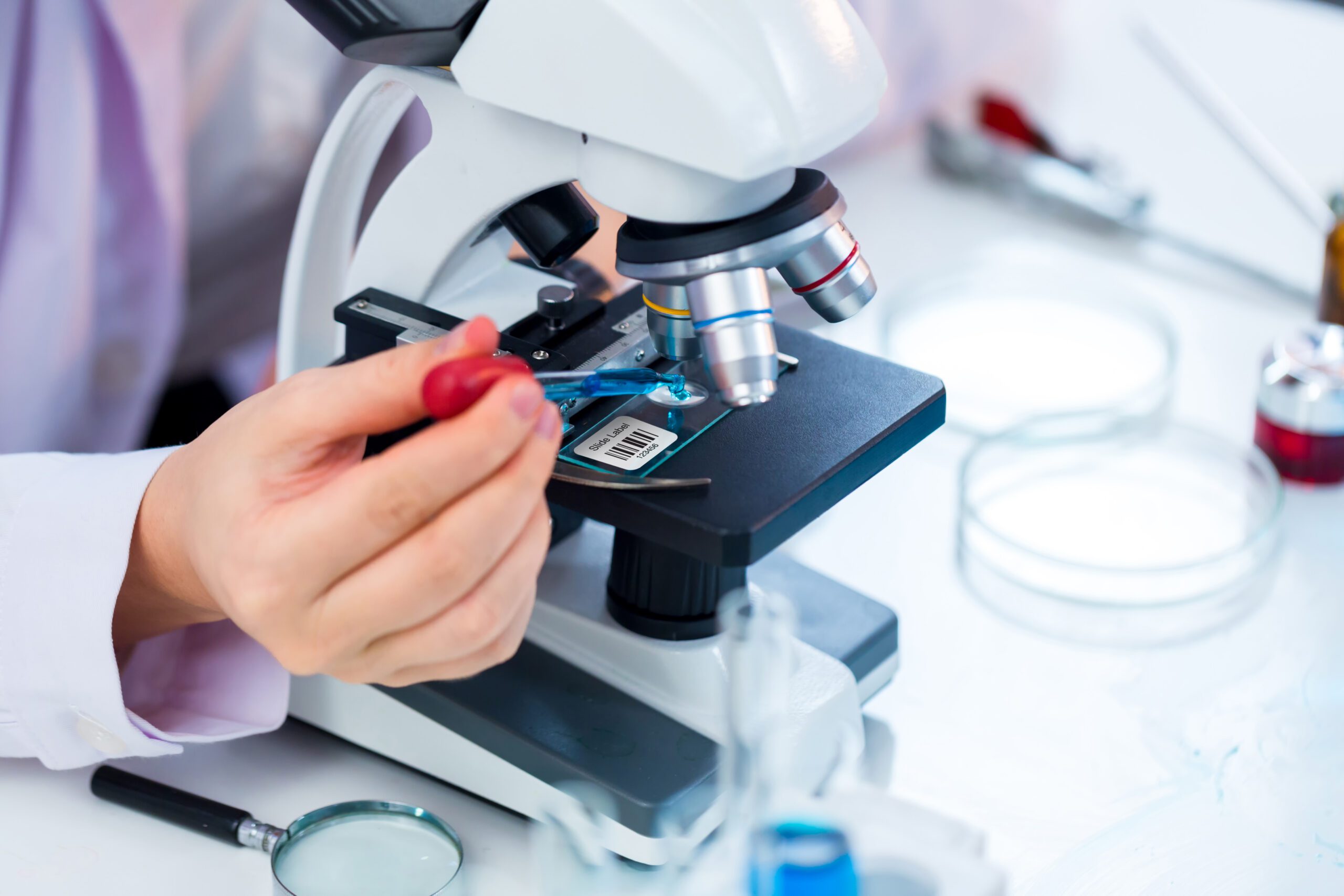 Chemical Resistant Slide Labels - Electronic Imaging Materials