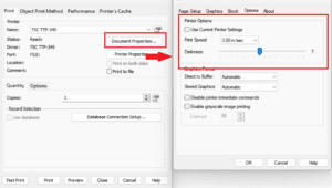 Printer Settings - Electronic Imaging Materials