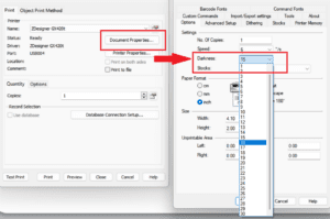 Printer Settings - Electronic Imaging Materials