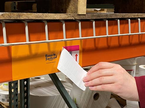 Warehouse Blockout Label Holder - Electronic Imaging Materials