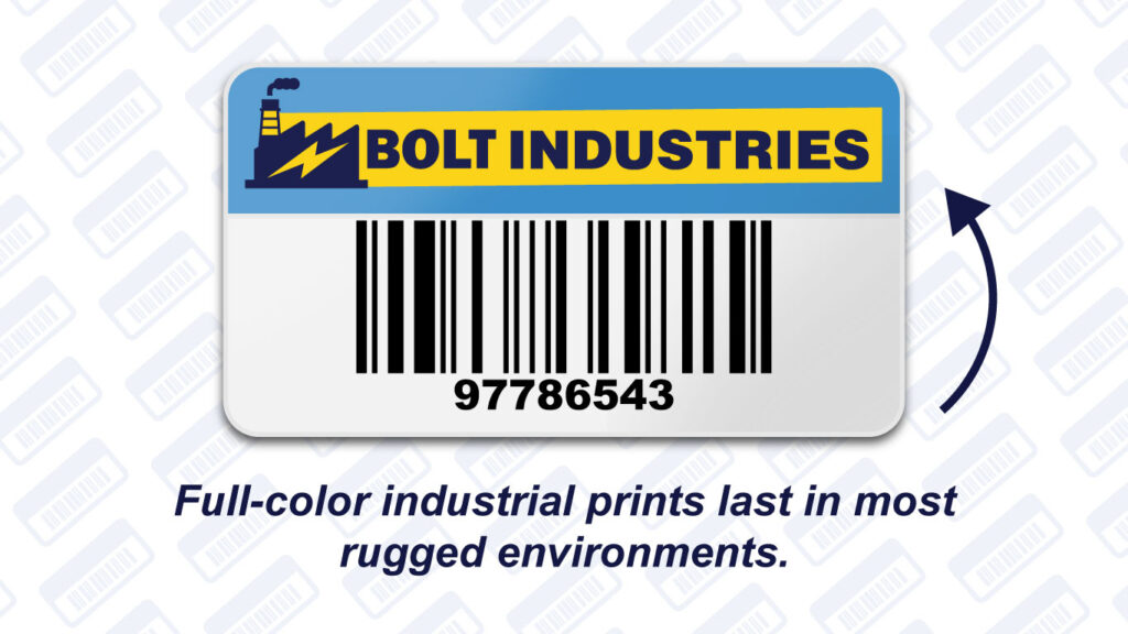 FAQ: Can you print a full color logo on industrial labels? - Electronic ...